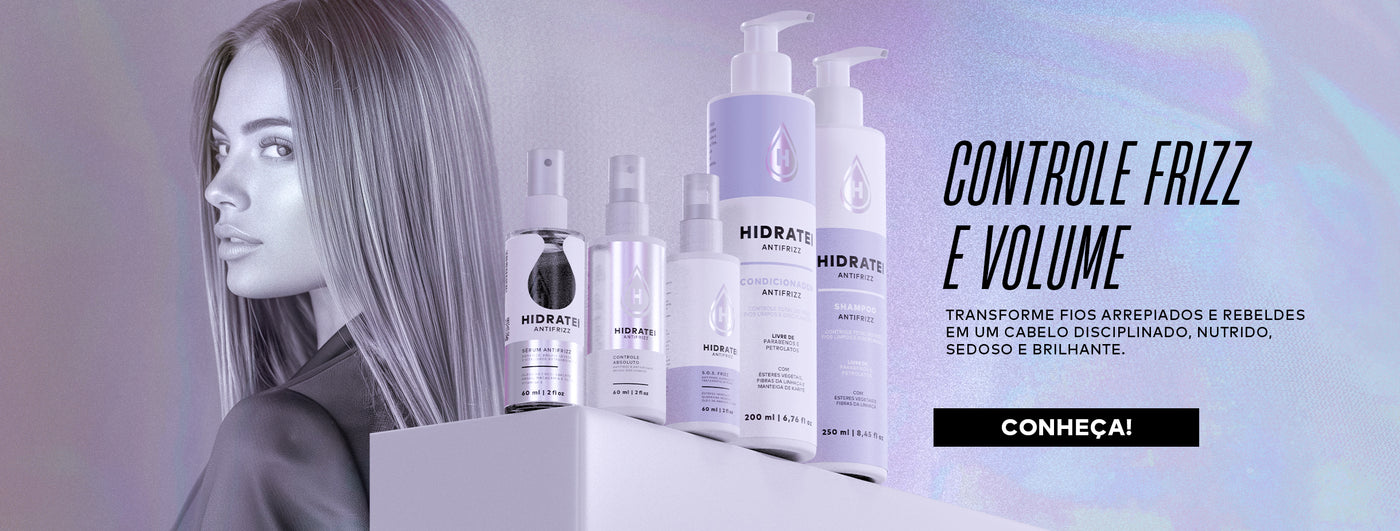 Hidratei | Cabelo bonito é cabelo hidratado!