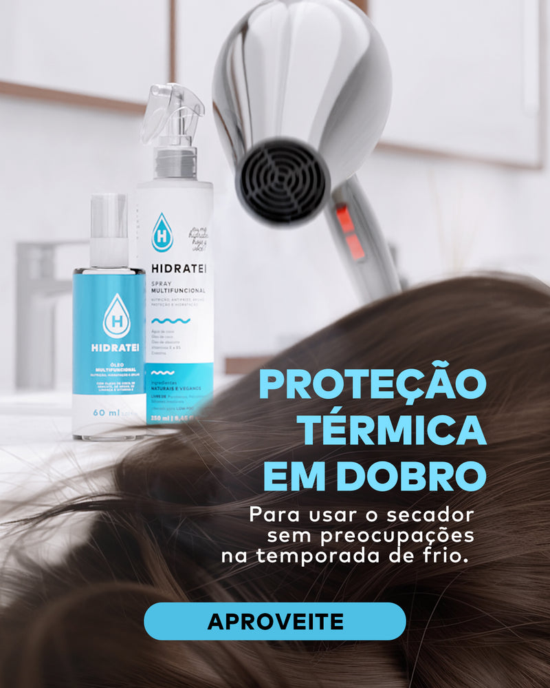 Hidratei | Cabelo bonito é cabelo hidratado!