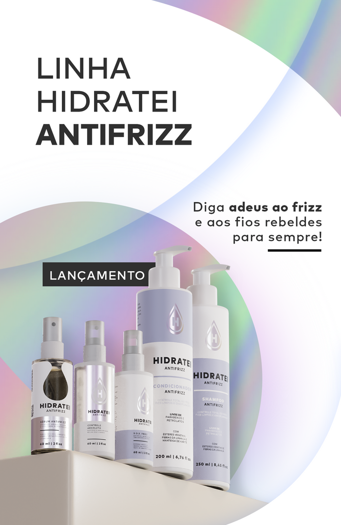 Hidratei | Cabelo bonito é cabelo hidratado!