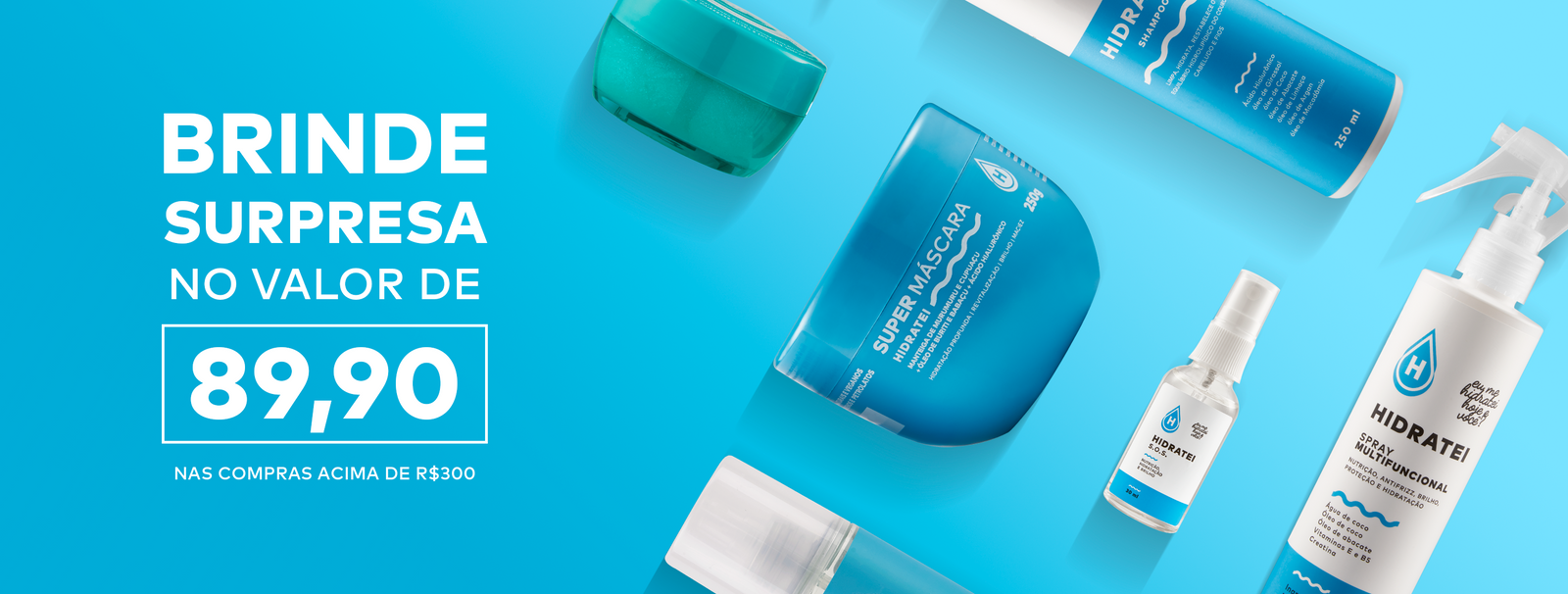 Hidratei | Cabelo bonito é cabelo hidratado!