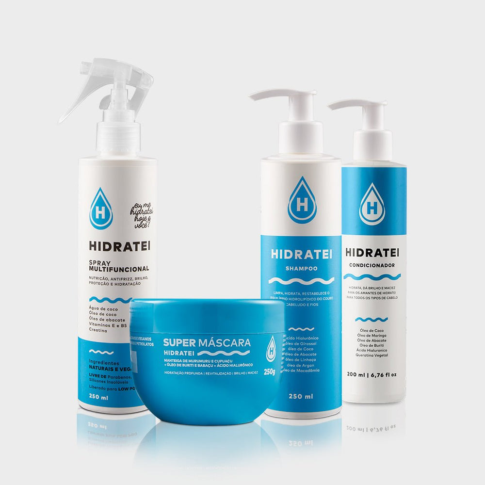 Hidratei | Cabelo bonito é cabelo hidratado!