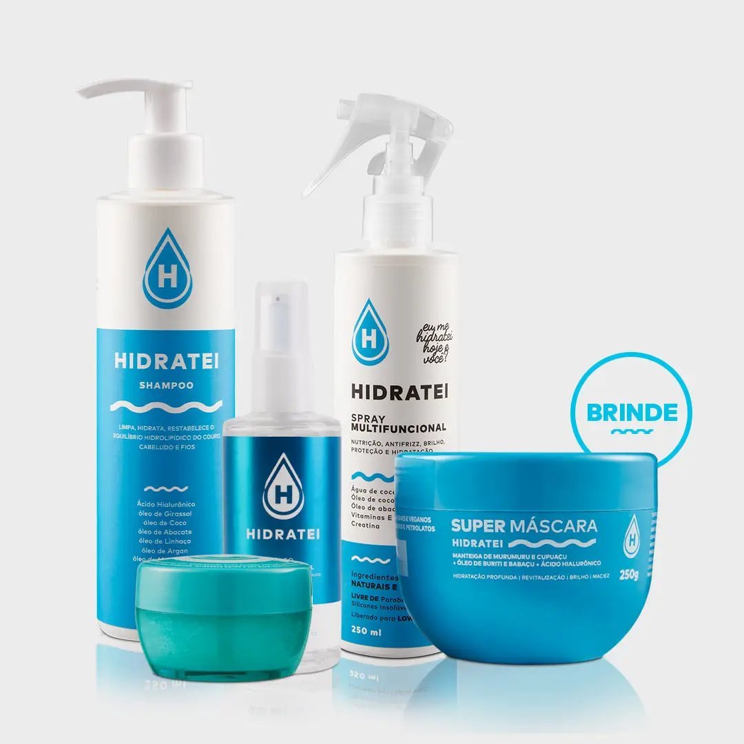 Kit Proteção e Brilho Hidratei - Hidratei